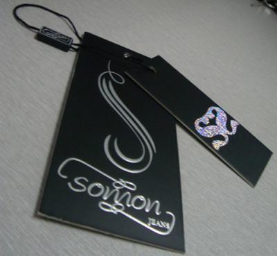 China custom fashion garment accessories paper label tag wholesale China manufacturer for sale