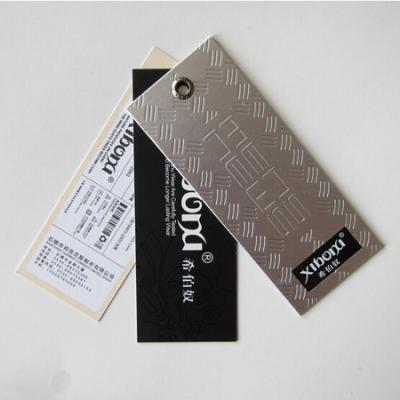 China custom personalized price tags clothing swing tags hang tag string maker online for sale