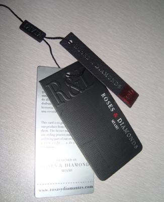 China custom personalized price tags clothing swing tags hang tag string maker online for sale
