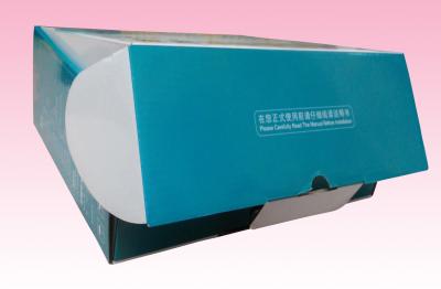 China custom corrugated cardboard mailing boxes printing with plastic handle factory for sale