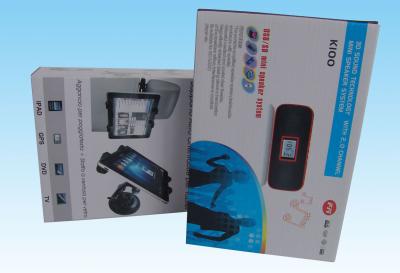 China custom small corrugated paper boxes packaging with hanger for electronics for sale