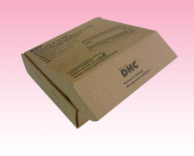China caja de envío fuerte de encargo del poste del pedido de la compañía de las cajas del papel acanalado de Kraft en venta