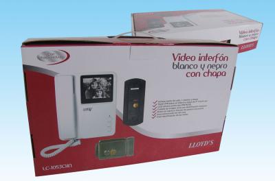 China custom corrugated packaging boxes online with hanger hole for charger holder for sale