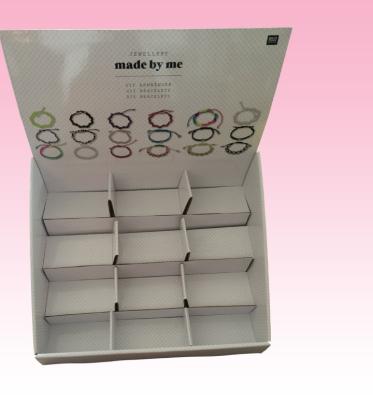 China fábrica de papel acanalada al por menor de encargo de los gabinetes de los tamaños de la caja de presentación en venta en venta