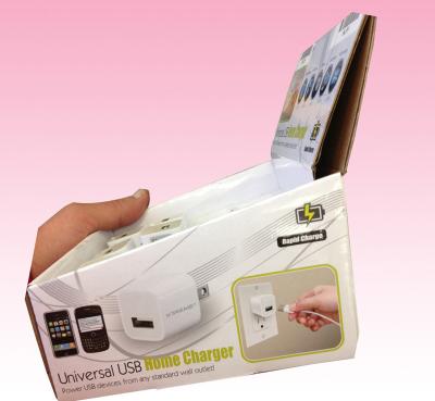 China custom F-flute corrugated cardboard store display cases wholesales manufacturer for sale