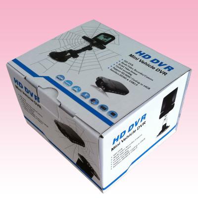 China custom E-flute corrugated packaging automatic lock bottom box for electronic toy for sale