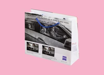 custom printed promotional plastic drawstring bags for garment manufacturer