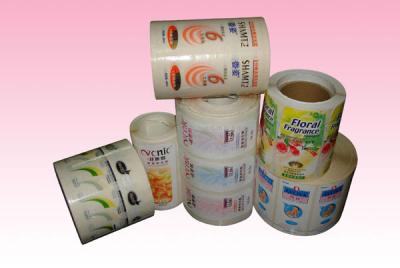 custom personalised printing plastic self adhesive sticker label design factory