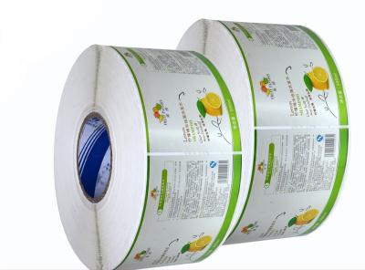 China etiqueta autoadhesiva auta-adhesivo del artpaper de encargo con la impresión del diseño en fábrica del rollo en venta