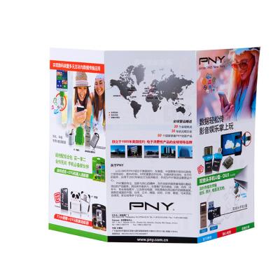 China custom color 157gsm artpaper double sides business post leaflet flyer printing for sale