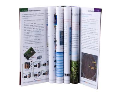 China custom color 157gsm artpaper brochure design services cheapest print online for sale
