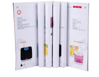 China custom color 157gsm artpaper brochure design services cheapest print online for sale