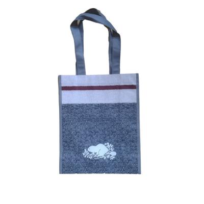 China custom recycled cotton handle bags packging with logo printing manuracturer for sale