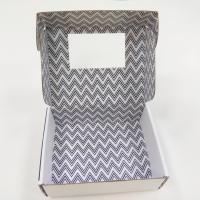 China Custom Printed E-Flute Corrugated Mailer Boxes with Window | Foldable Shipping Box Packaging for sale