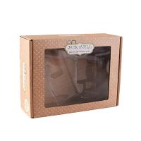 China Custom Printed E-Flute Corrugated Mailer Boxes with Window | Foldable Shipping Box Packaging for sale