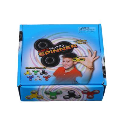 China custom printed corrugated paper displays box fold to be a squared shipping box for sale