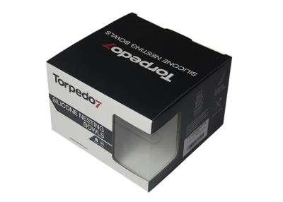 China Cajas de ventana de papel acanaladas de la cartulina de la E-flauta de encargo que empaquetan en venta la fábrica en venta