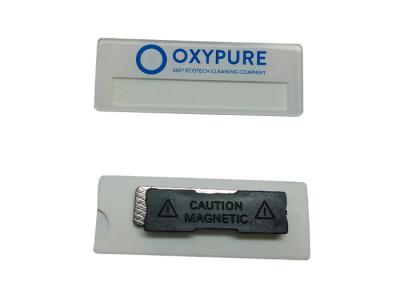 China Tenedor de acrílico reutilizable de encargo de la etiqueta de la insignia de nombre del imán con el fabricante de papel del parte movible en venta