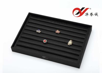 China 8 Grooves Jewelry Display Trays Color Customized With Silk Cotton Finishing for sale