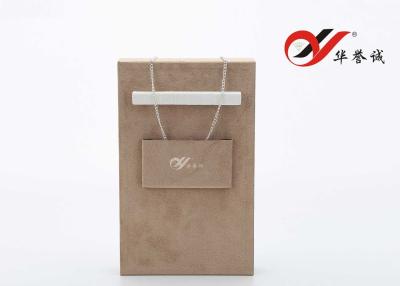 China Professional Jewelry Display Stands Yellow Microfiber Material For Chain Display for sale
