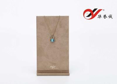 China Chain Display Acrylic Jewelry Holder , Microfiber Jewellery Display Stands For Shops for sale