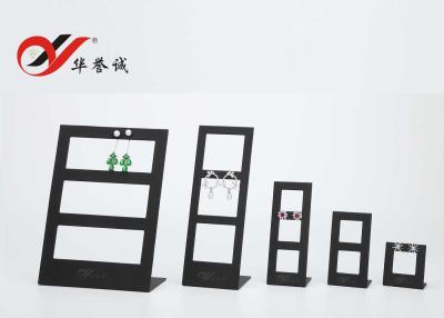 China Elegant Customized Earring Stand Holder , Black Acrylic Earring Display Stand for sale