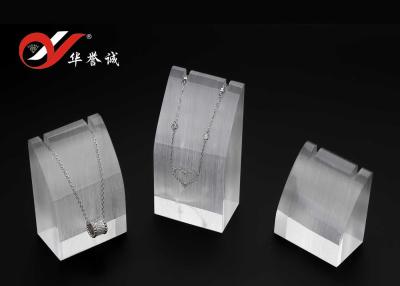 China Acrylic Jewelry Display Tray Set Of Three For Chain And Earring Display for sale