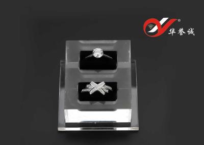 China Acrylic Jewelry Display For Double Finger Ring Display And Storage for sale