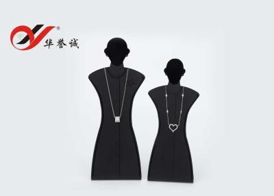 China Acrylic Jewelry Display Neck Stand In Black For Necklace Display for sale