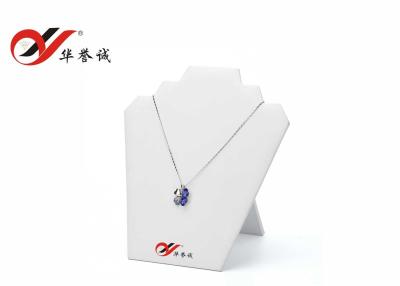 China MDF Velvet Jewelry Necklace Bust , Different Size Jewelry Display Shelves for sale