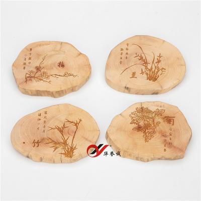 China 4 Pieces Wooden Jewelry Display Stand For  Bracelet / Ring / Earring for sale