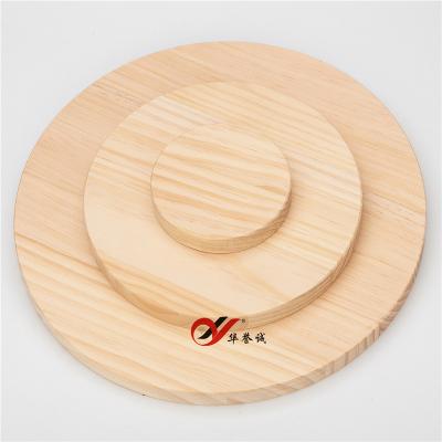China 3 Pieces Wooden Jewellery Display Stands For Shops Round Shape for sale