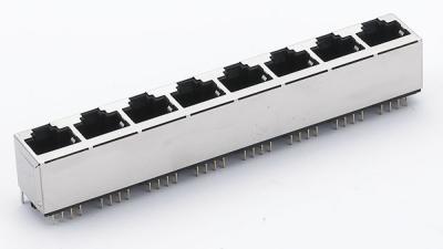 China RJ45 connector 1x8 180° for sale