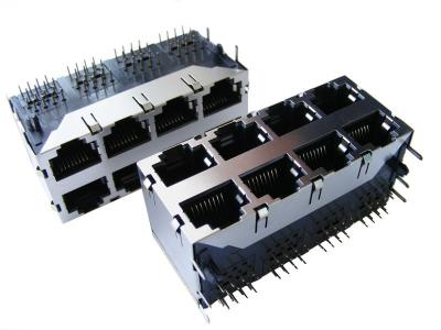 China RJ45 connector 2x4  90° for sale