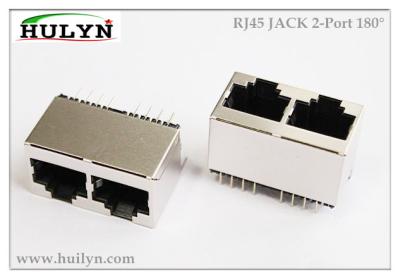 China 1x2 Vertical RJ45 connector,RJ45 Modular JACK for sale
