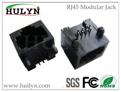 China 90 degree angle RJ45 connector ,RJ45 Modular 8P8C JACK Slim for sale