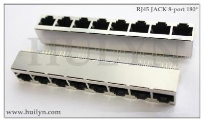 China 1x8 Vertical RJ45 connector Shield,RJ45 Modular 8P8C JACK for sale