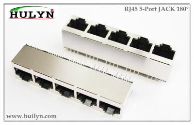 China 1x5 Vertical RJ45 connector Shield,RJ45 Modular 8P8C JACK for sale