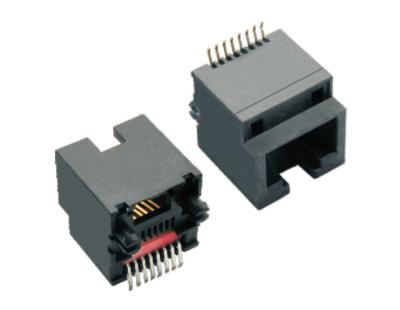China RJ45 Modular Jack,Shielded, THT,Reflow Soldering for sale