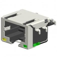 China RJ45 Modular Jack,Shielded, THT,Reflow Soldering for sale