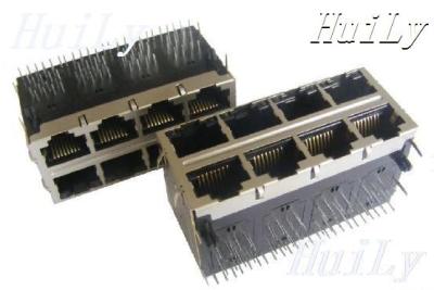 China RJ45 Transformer 2X4+LED EMI 100BASE for sale