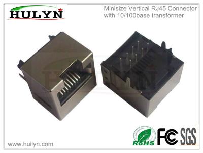 China Minisize Vertical rj45 Jack with transformer for sale