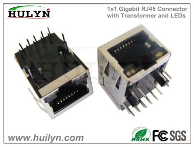 China RJ45 with transformer RJ45 jack LED for sale