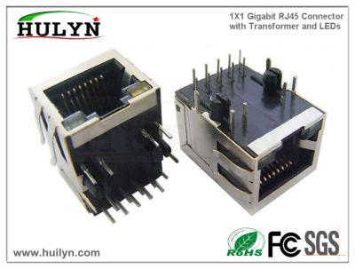 China RJ45 with transformer RJ45 JACK 100/1000base for sale