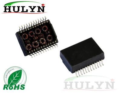 China Single Port,1000 BASE-T Ethernet Transformer Modules  PoE,SMD for sale