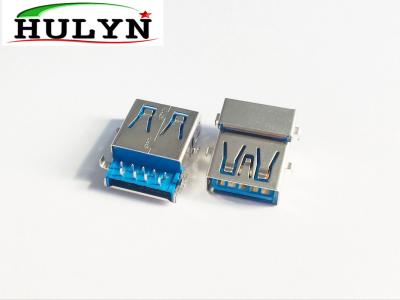 China USB3.0 A Type, Receptacle, Through Hole Type, Reflow Soldering, Offset, Reverse for sale