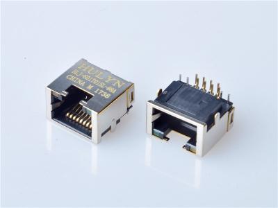 China HULYN Very low profile, Shielded RJ45 Modular Jack, Through Hole Type, DIP,with LEDs， for sale