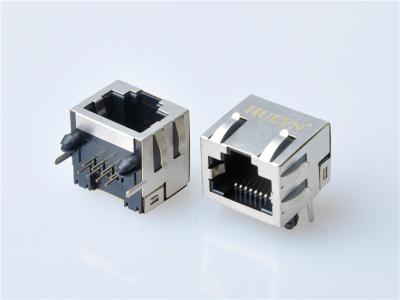 China HULYN Very low profile, Shielded RJ45 Modular Jack, Through Hole Type, 1x1,with LEDs， for sale