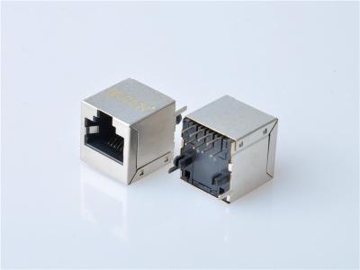 China HULYN Very low profile, Shielded RJ45 Modular Jack, Through Hole Type, 1x1,with LEDs， for sale