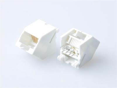 China HULYN,RJ45 Modular Jack Connector, Through Hole Type, Top Entry,cat6 RJ45 Modular Jack for sale